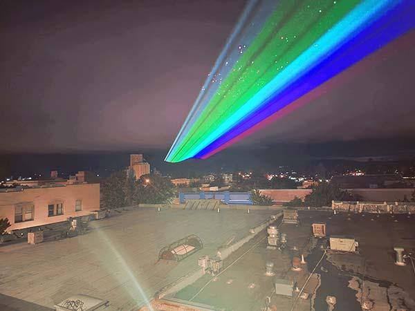 Laser Light Shows, Laser Mapping, Sky Laser Logo Rental Or Sales